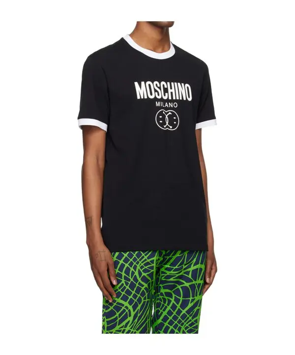 Moschino Round Collar Logo T-shirt