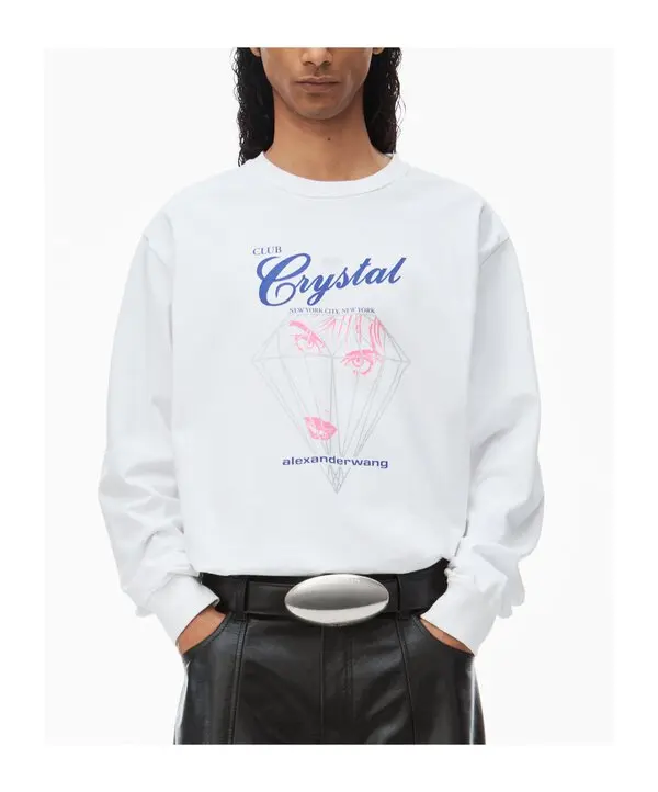Alexander Wang Long-sleeve T-shirt With Graphic Print