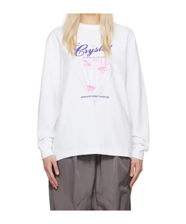Alexander Wang Long-sleeve T-shirt With Graphic Print