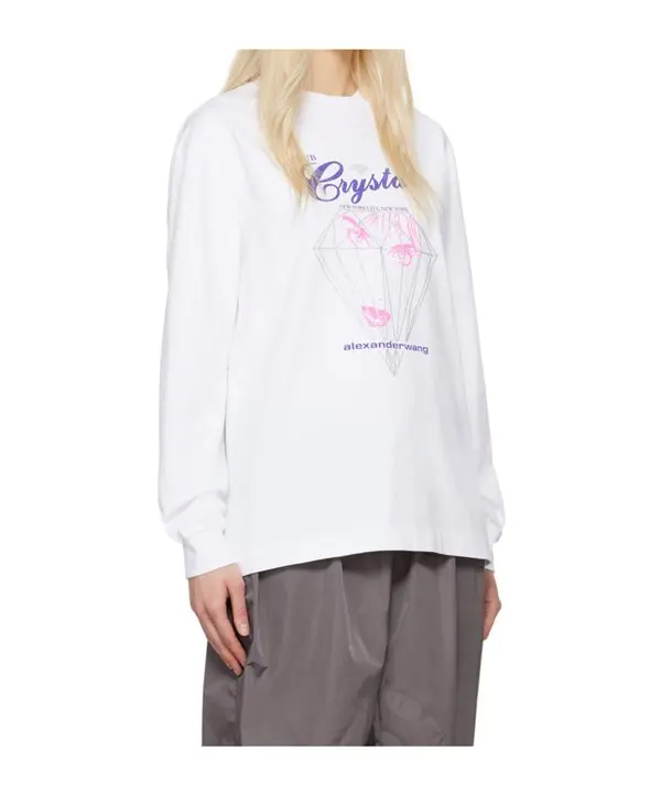 Alexander Wang Long-sleeve T-shirt With Graphic Print