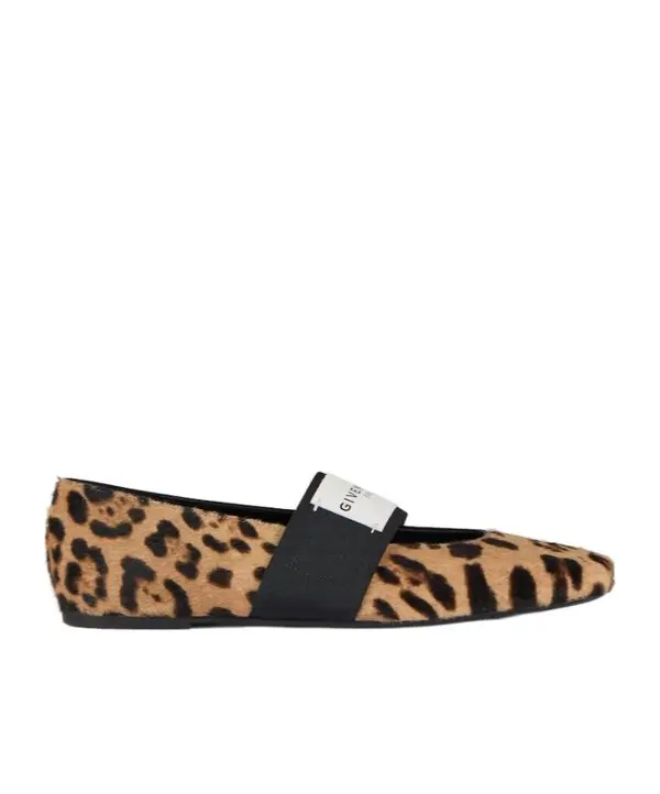 Givenchy Sliced Square Ballet Flats - Black