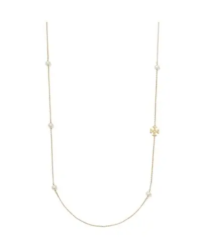 Tory Burch Kira Pearl Necklace - Gold/pearl