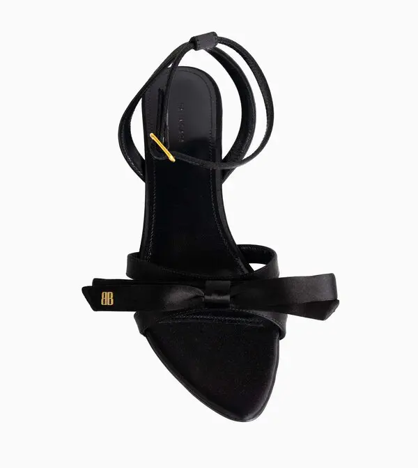 Balenciaga Bow Detail Stiletto Sandals