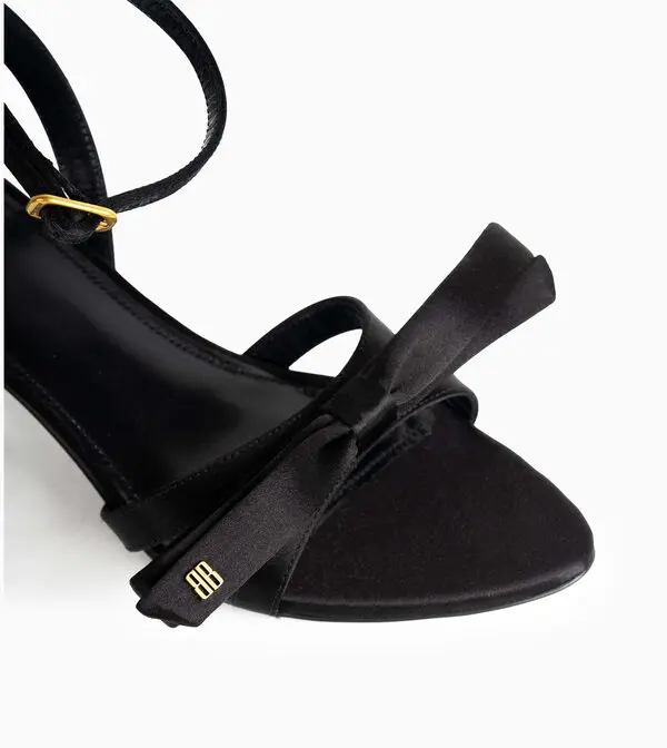 Balenciaga Bow Detail Stiletto Sandals