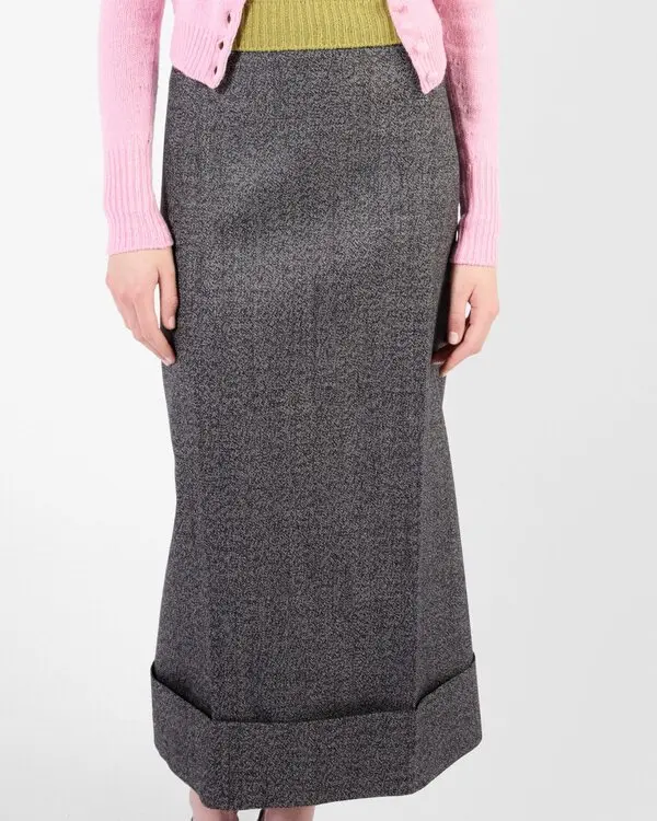 Prada High-rise A-line Maxi Skirt