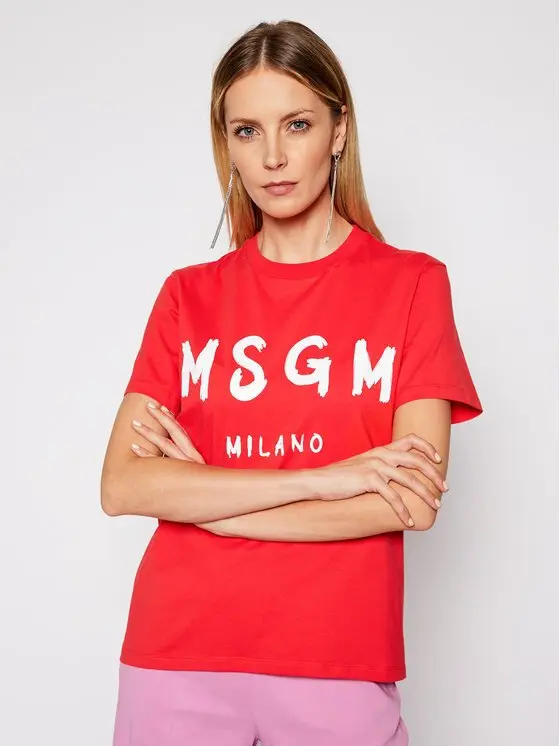 MSGM Logo Detail T-shirt