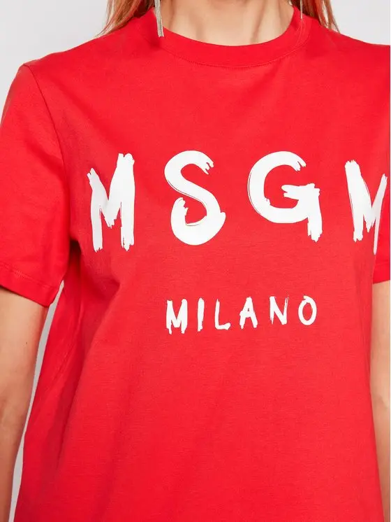 MSGM Logo Detail T-shirt