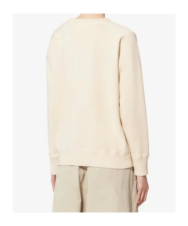 Isabel Marant Étoile Embroidered Logo Sweatshirt - Ecru