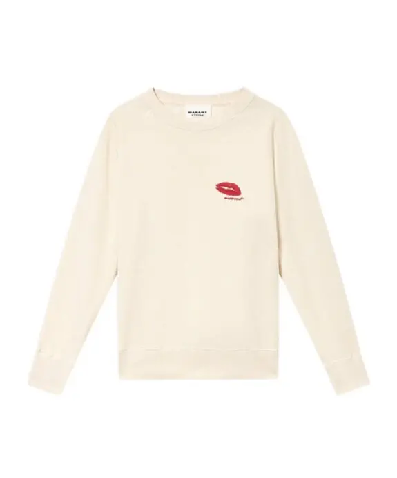 Isabel Marant Étoile Millyny Kiss Sweatshirt - Ecru