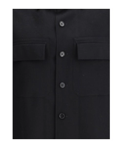 Zegna Cashmere Pocket-detail Overshirt - Black
