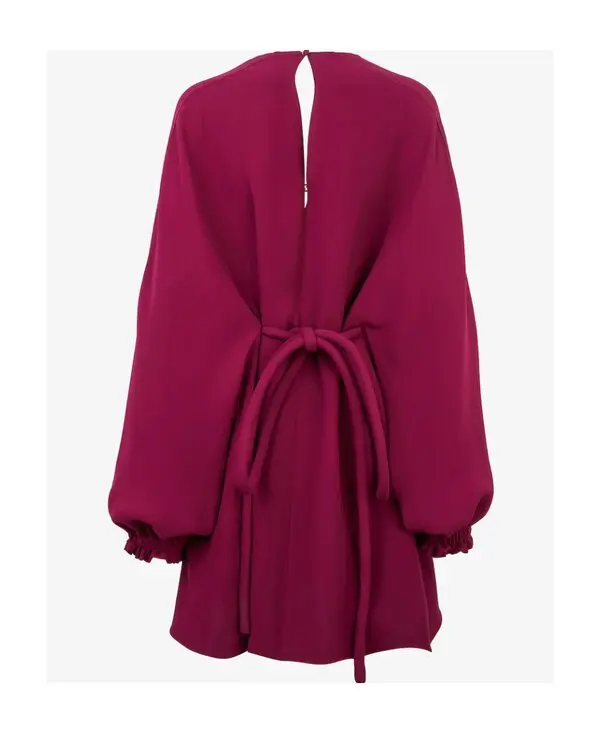 Fendi Cady Dress With O'lock Detail