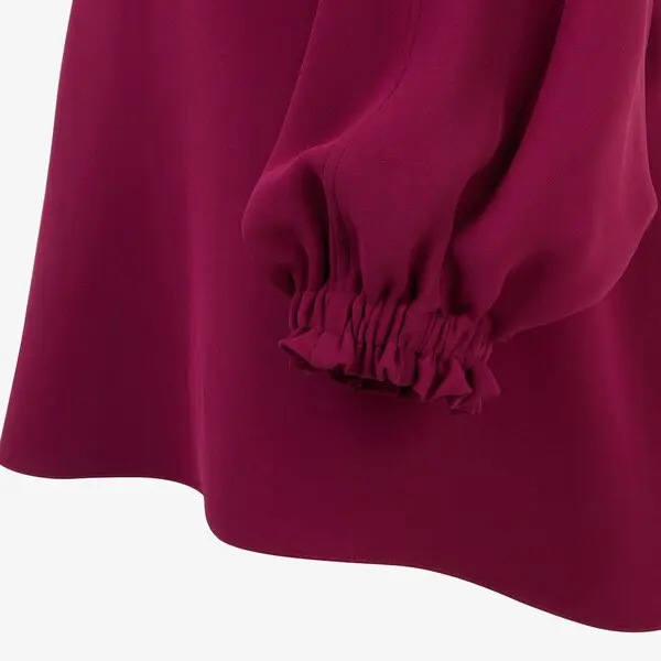 Fendi Cady Dress With O'lock Detail