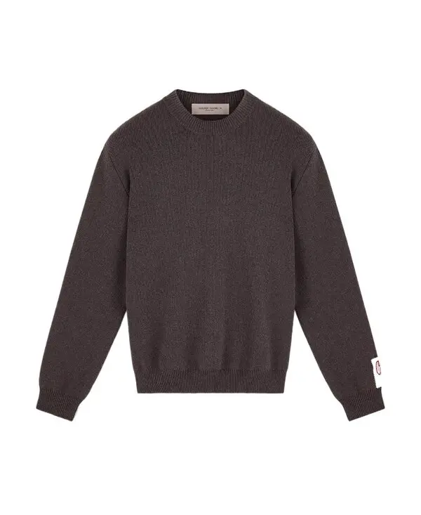 GOLDEN GOOSE Logo Patch Knitted Jumper