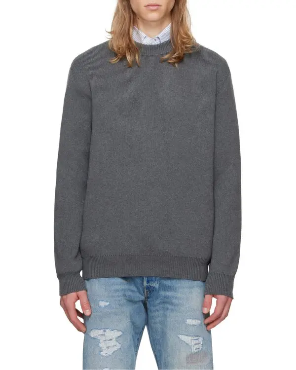 GOLDEN GOOSE Logo Patch Knitted Jumper