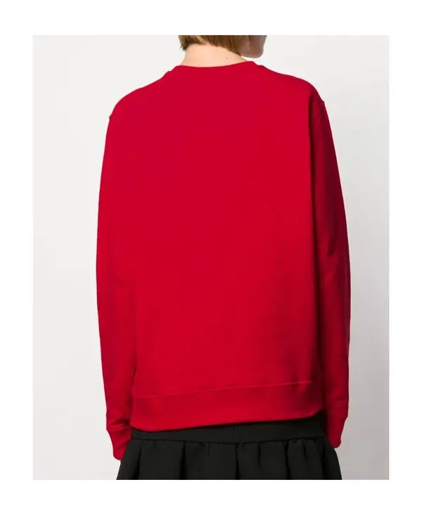 MSGM Round Neck Sweatshirt - Red