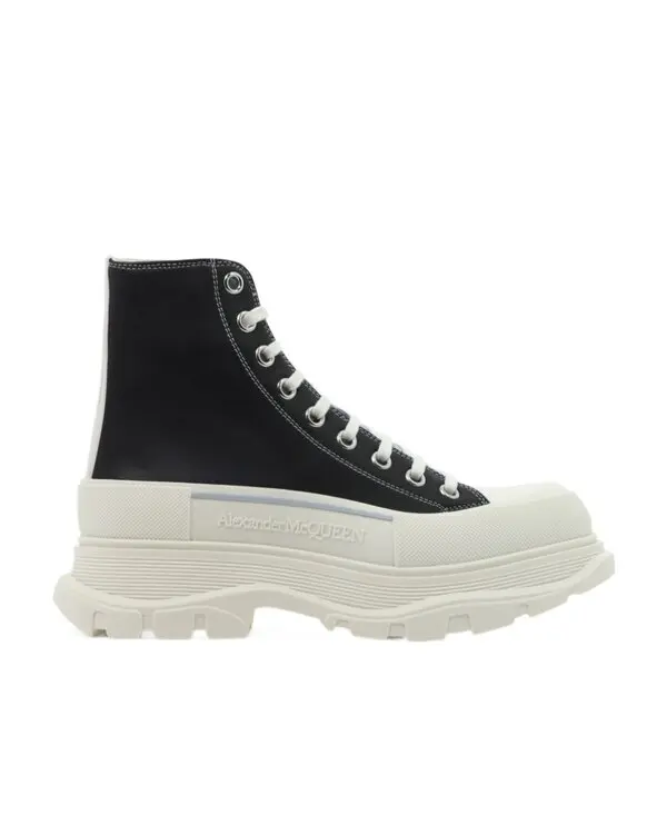 Alexander McQueen Treadslick Lace-up High Top Boots