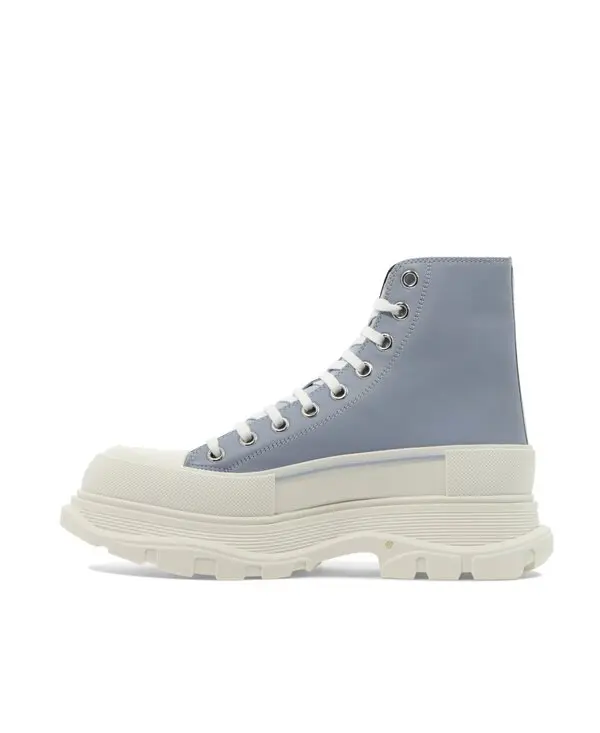Alexander McQueen Treadslick Lace-up High Top Boots