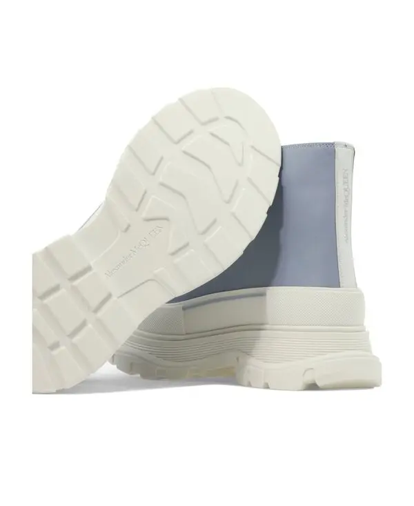 Alexander McQueen Treadslick Lace-up High Top Boots