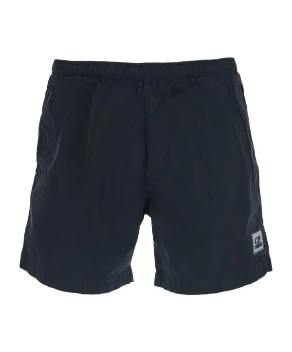 C.P. COMPANY Logo-patch Swim Shorts - Blue