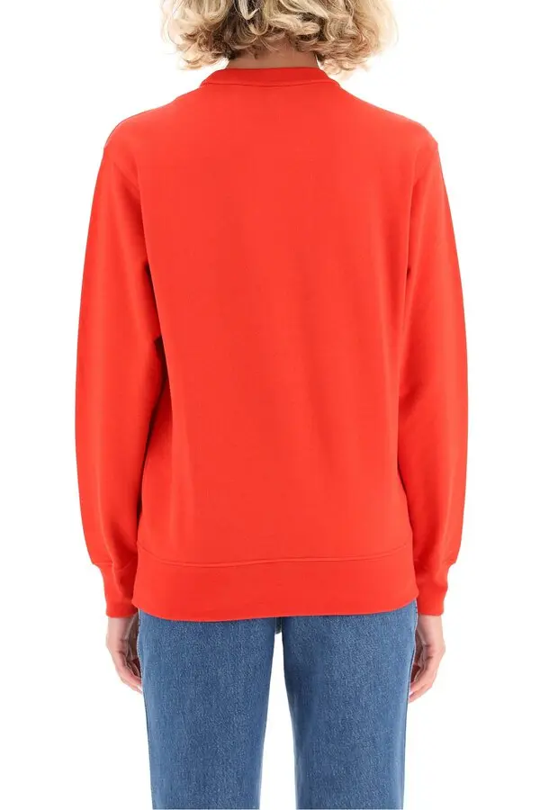 Kenzo Logo Print Sweatshirt - Red