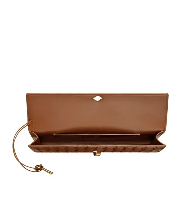 Bottega Veneta Andiamo Clutch Bag - Brown