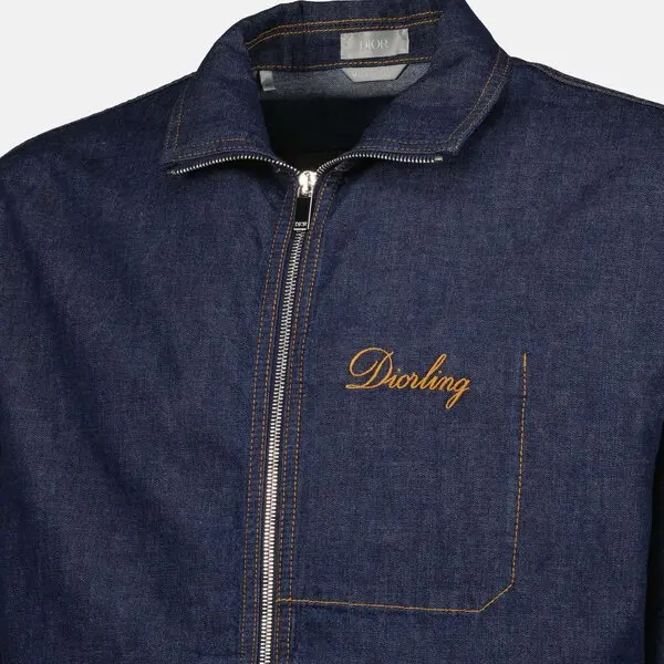 Dior Denim Zip-up Jacket