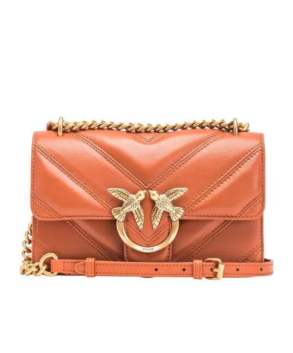 Pinko Love One Chain Linked Mini Crossbody Bag