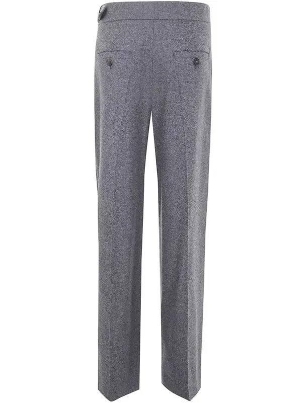 Brunello Cucinelli Tailored Wide Leg Pants - Gray