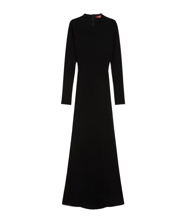 Max Mara Slim-fit Stretch Viscose Long Dress