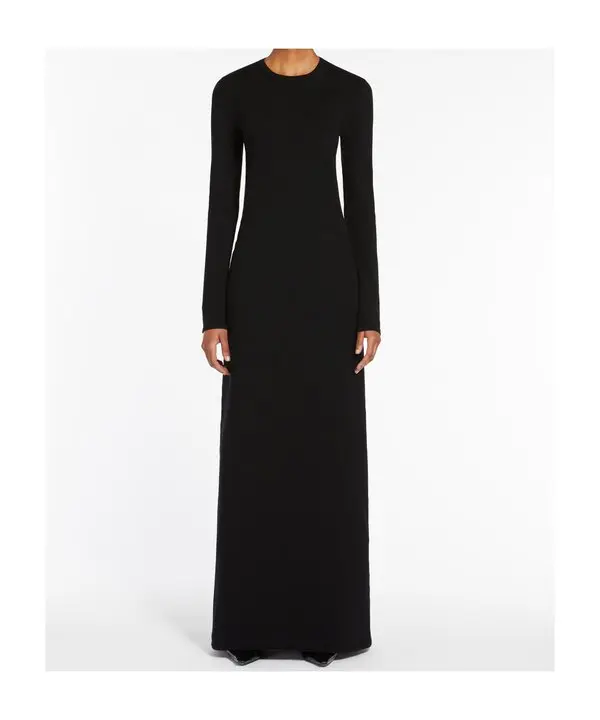 Max Mara Slim-fit Stretch Viscose Long Dress