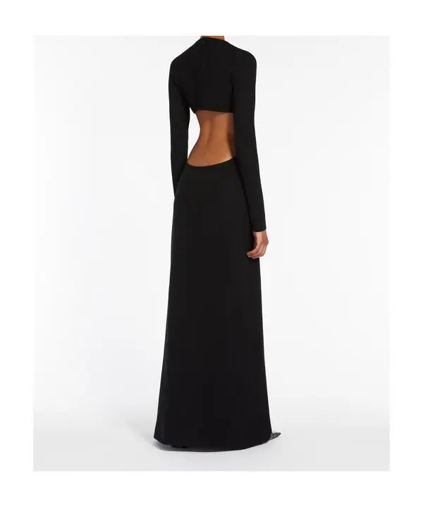 Max Mara Slim-fit Stretch Viscose Long Dress