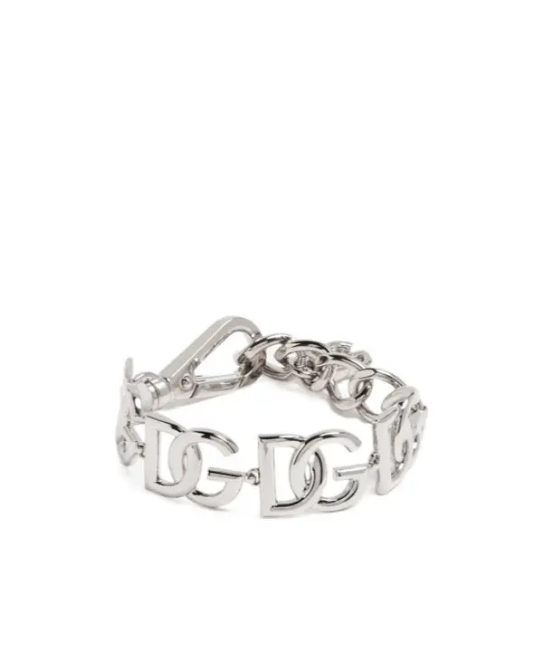 Dolce & Gabbana Dolce Gabbana Logo Chain Bracelet - White