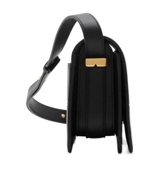 Burberry Foldover-top Shoulder Bag - Black