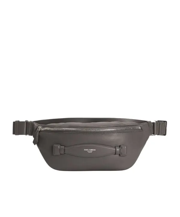 Dolce & Gabbana Leather Belt Bag - Black