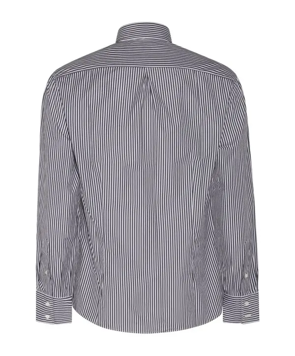 Brunello Cucinelli Striped Buttoned Shirt