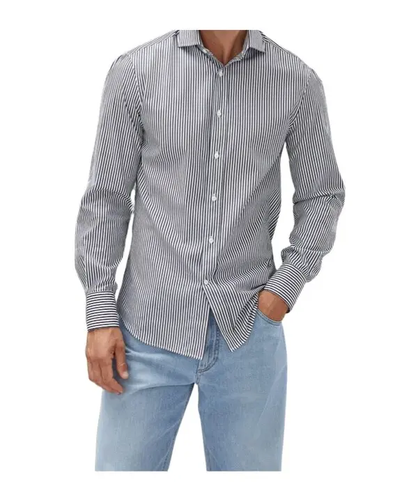 Brunello Cucinelli Striped Buttoned Shirt