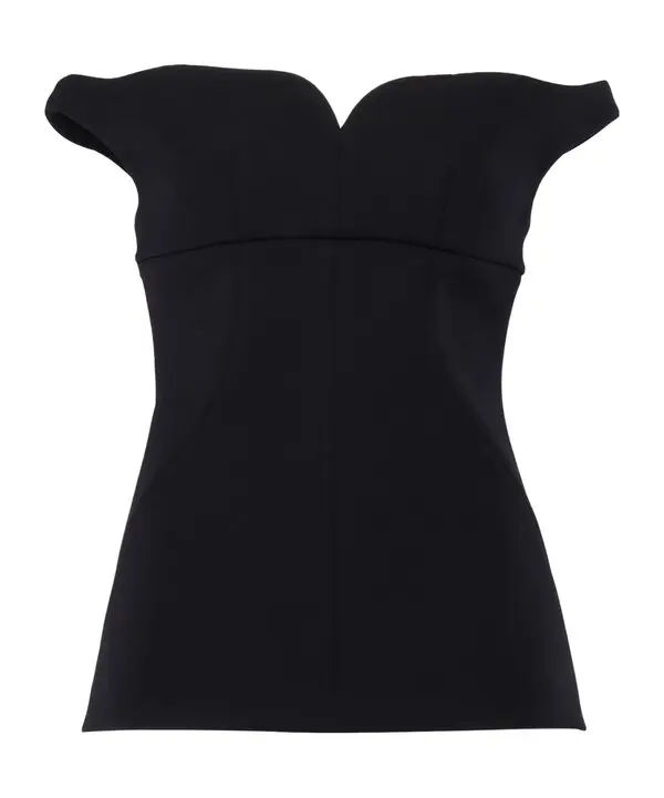 Philosophy Di Lorenzo Serafini Sweetheart Neckline Blouse - Black