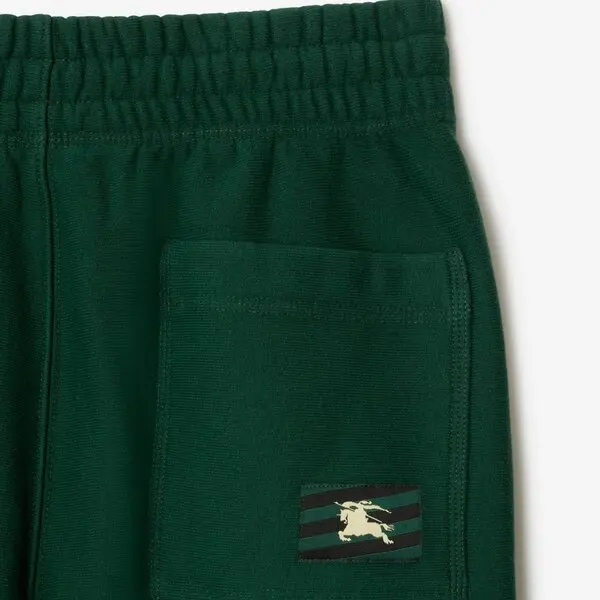 Burberry Logo Patch Sweatpants - Green
