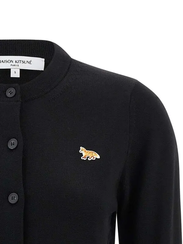 Maison Kitsuné Logo Button-up Cardigan