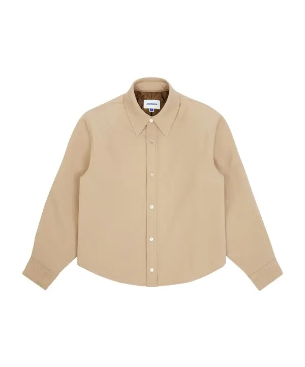 ADER ERROR Padded Lapel Shirt - Light Brown