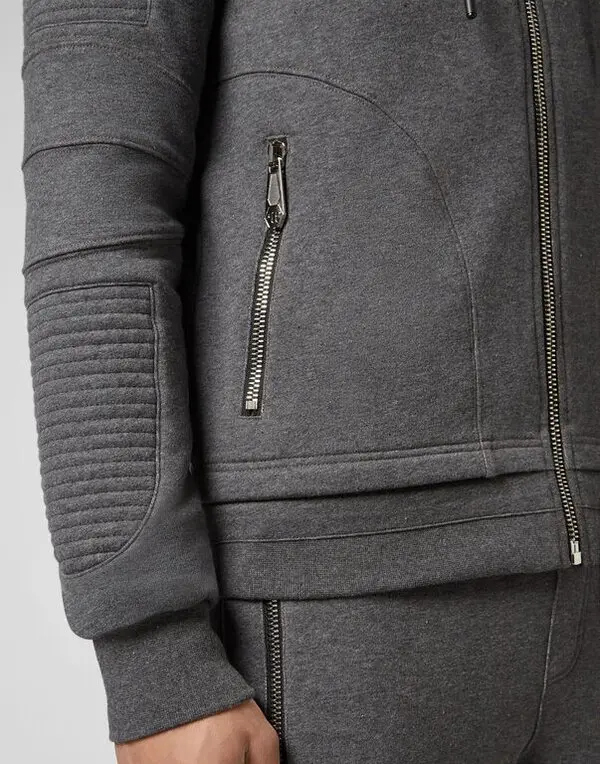 Philipp Plein Logo Casual Zip-up Jacket
