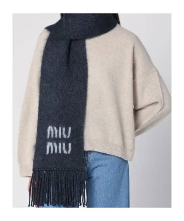 Miu Miu Logo Scarf