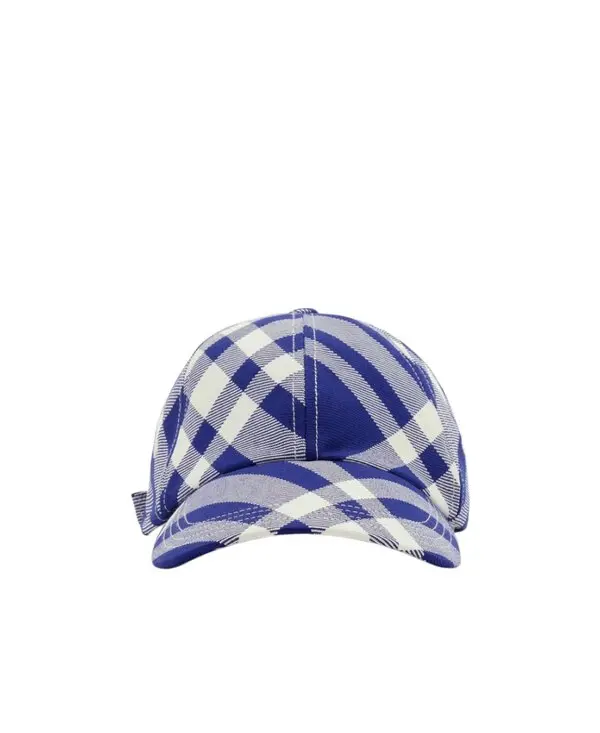 Burberry Plaid Checked Baseball Cap - Brown