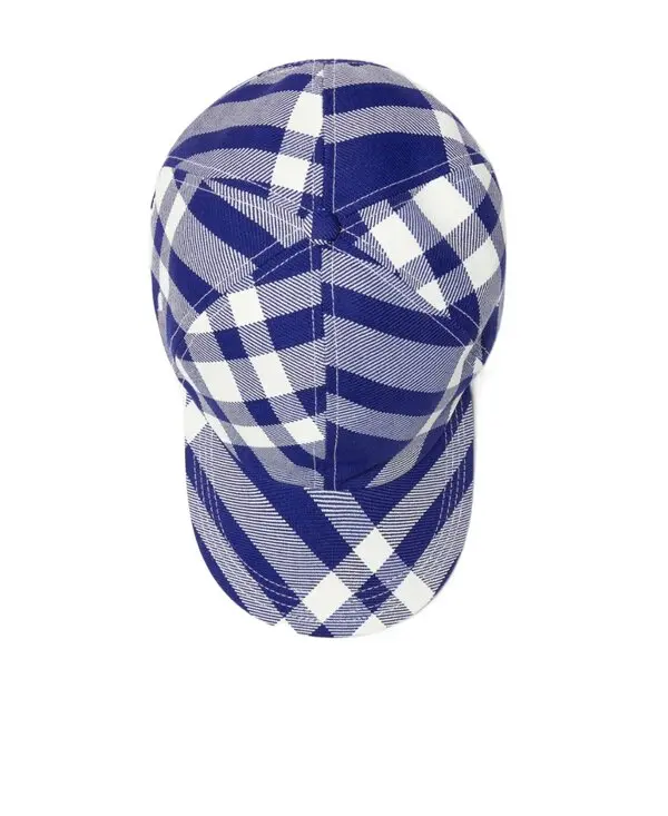 Burberry Plaid Checked Baseball Cap