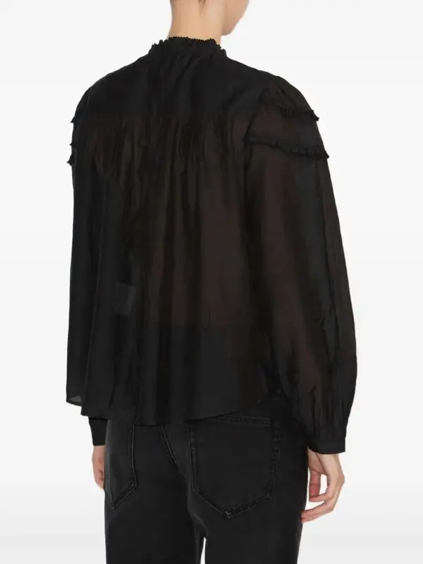 Isabel Marant Étoile Christa Blouse With Ruffles - Black