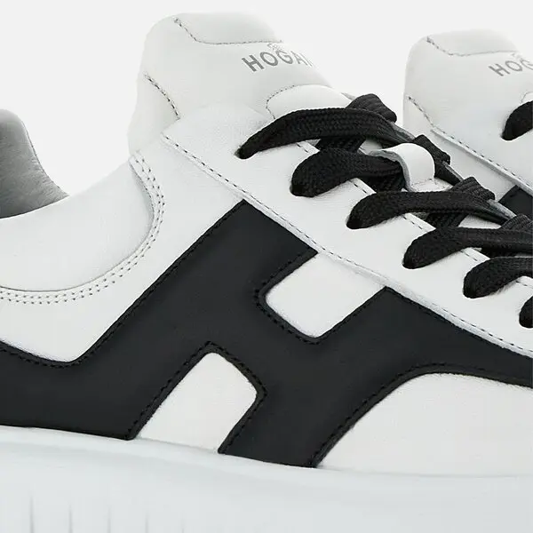 Hogan H-stripes Low-top Sneakers - White