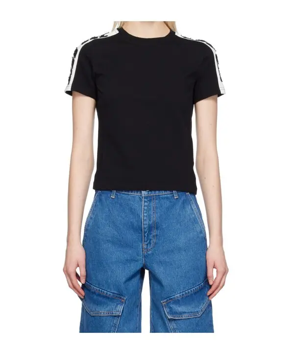 DION LEE Logo-appliqué Organic Cotton T-shirt
