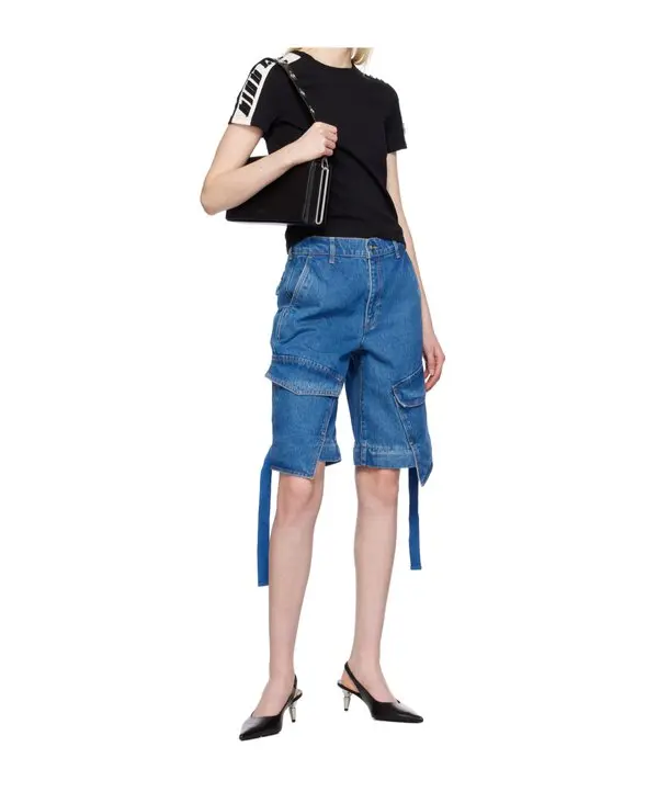 DION LEE Logo-appliqué Organic Cotton T-shirt