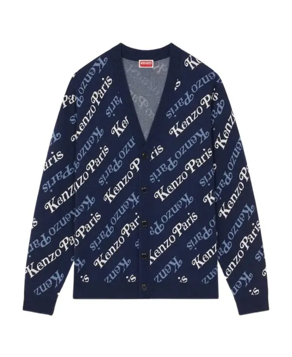 Kenzo All-over Monogram V-neck Cardigan - No