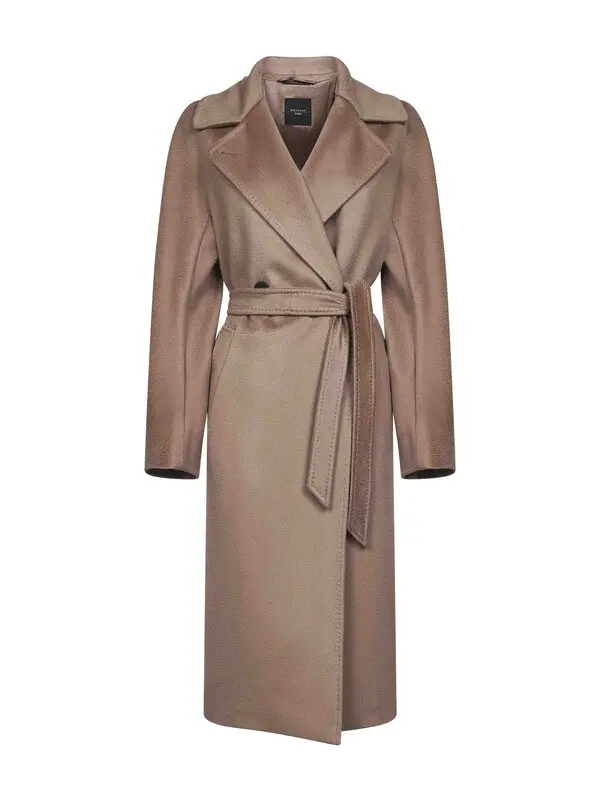 Max Mara Resina Belted Coat - Brown